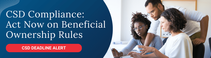 CSD's Beneficial Ownership Compliance Deadline Enforcement